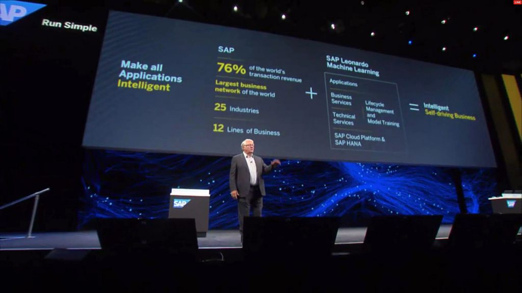 SAP S4 HANA tương lai phần mềm ERP by Hasso Plattner tại SAPPHIRE 2018
